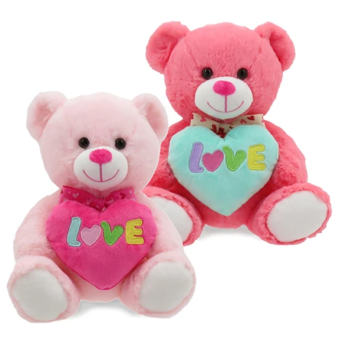 9.5 Inch Plush Berry Beary Val Teddy Bear 2pk - Balloons.com