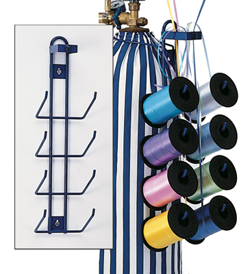 8 Spool Hanging Ribbon Rack - Balloons.com