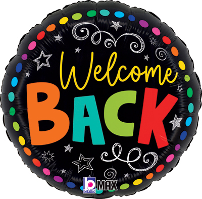 Std Back to School Colorful Welcome Back Balloon - Balloons.com