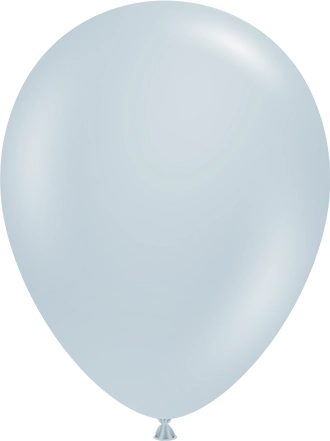 17 Inch Fog Blue Gray Latex Balloon 50pk - Balloons.com
