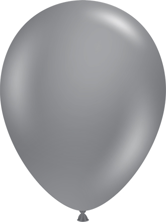 5 Inch Gray Smoke Latex Balloon 50pk - Balloons.com