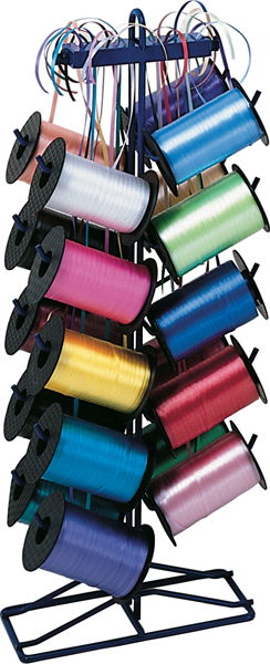 20 Spool Free Standing Ribbon Rack - Balloons.com