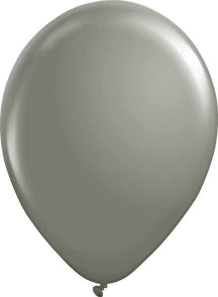 11 Inch Deco Gray Latex Balloon 100pk - Balloons.com