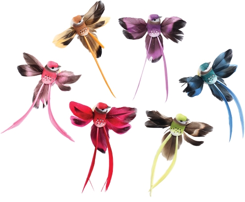 Hummingbird Decorative Floral Accent 12pk - Balloons.com