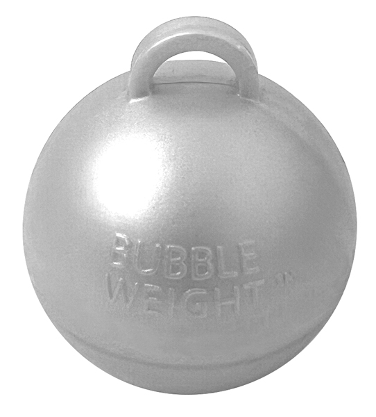 35-gram Bubble Weight® Silver Balloon Weight 10pk - Balloons.com
