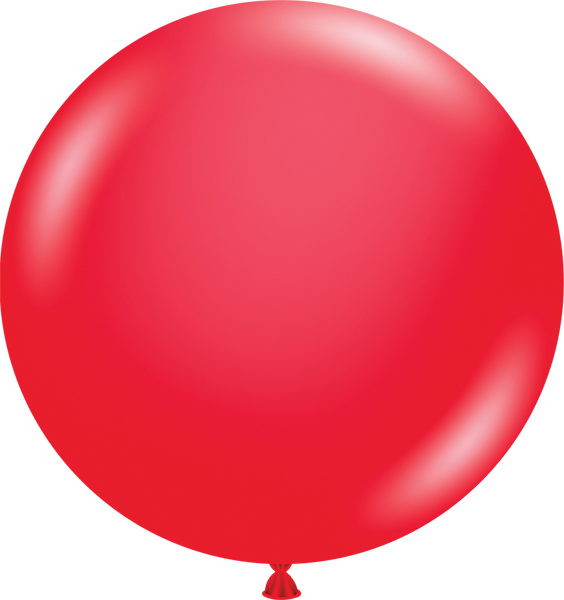 36 Inch Red Latex Balloon 2pk - Balloons.com