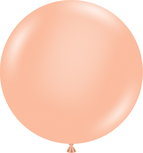 24 Inch Cheeky Peach Latex Balloon 3pk - Balloons.com