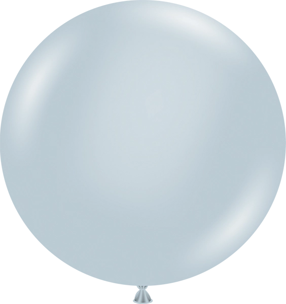 36" Fog Blue Gray Latex Balloon 2pk - Balloons.com