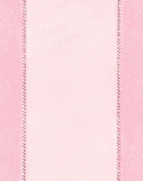25 yd #9 Satin Edge Pink Fabric Ribbon - Balloons.com