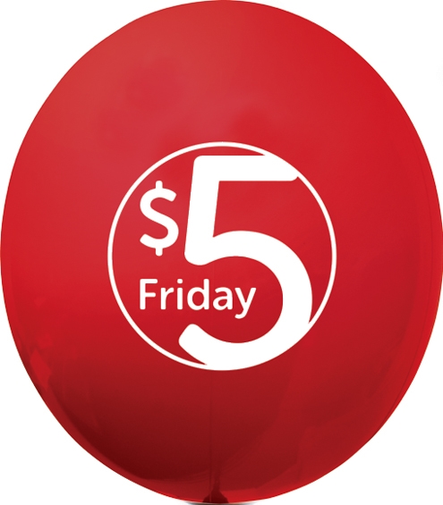 17 Inch $5 Friday Balloon Gizmo - Balloons.com