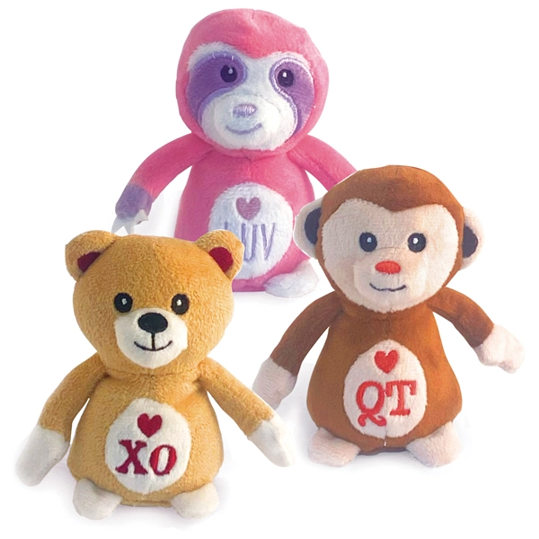 4.5" Valentine Pals (Set of 3) - Balloons.com
