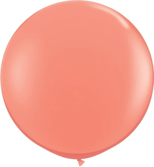 3 Foot Coral Latex Balloon 2pk - Balloons.com