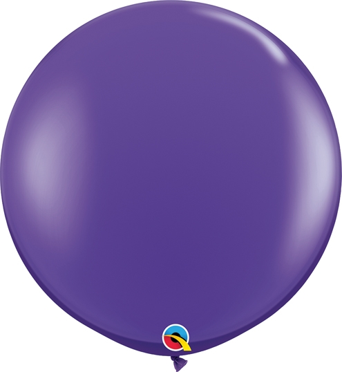 3 Foot Purple Violet Latex Balloons 2 pk - Balloons.com