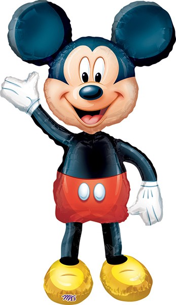 52 Inch Disney Standing Mickey Mouse Airwalker Balloon - Balloons.com