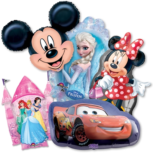 Disney Character Shape Balloon Shape ProfitPak 15pk - Balloons.com