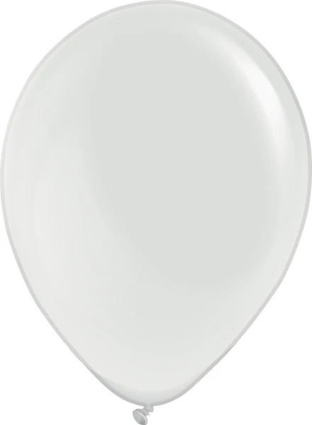 5" Crystal Clear Latex Balloon 100pk - Balloons.com
