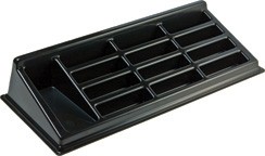 Black Plastic Card Rack - Balloons.com