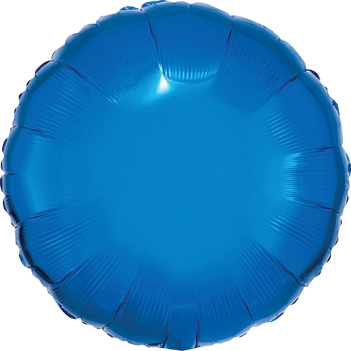 Std Blue Circle Balloon - Balloons.com