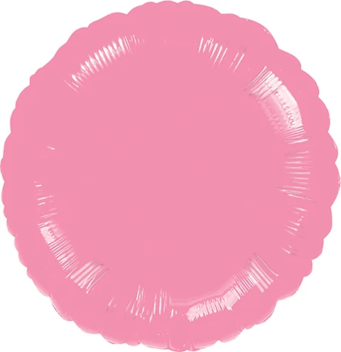 Std Metallic Pink Circle Balloon - Balloons.com