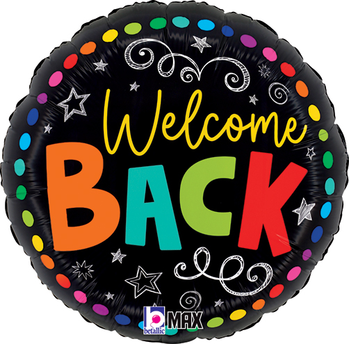 Std Back to School Colorful Welcome Back Balloon - Balloons.com