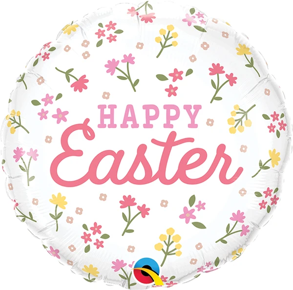 Std Easter Ditsy Floral Balloon - Balloons.com