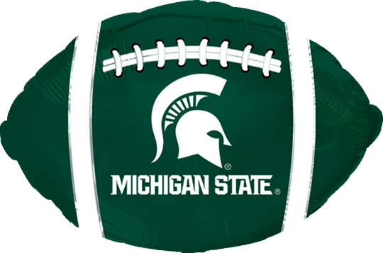 18" Michigan State University Football Balloon - Balloons.com