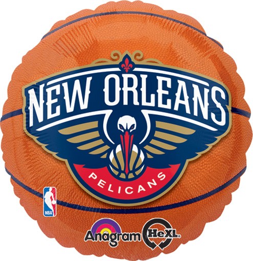 Std NBA New Orleans Pelicans Balloon - Balloons.com
