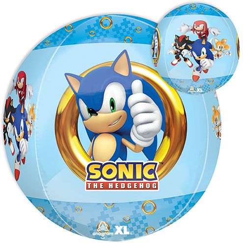 16 Inch Orbz Sonic the Hedgehog Balloon - Balloons.com