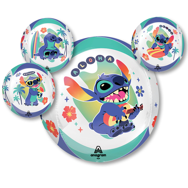 16 Inch Orbz Disney Stitch Balloon - Balloons.com