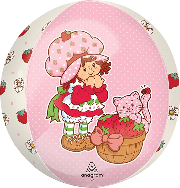 16" Orbz™ Strawberry Shortcake Balloon - Balloons.com