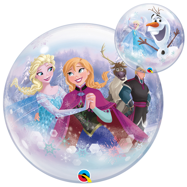 22 Inch Disney Frozen Characters Bubble Balloon - Balloons.com