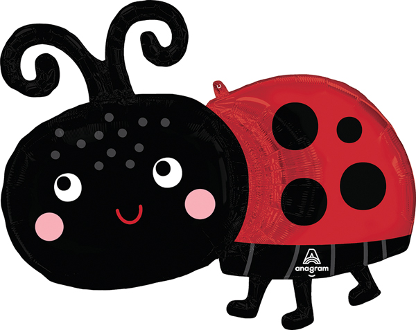 31 Inch Happy Ladybug Balloon - Balloons.com