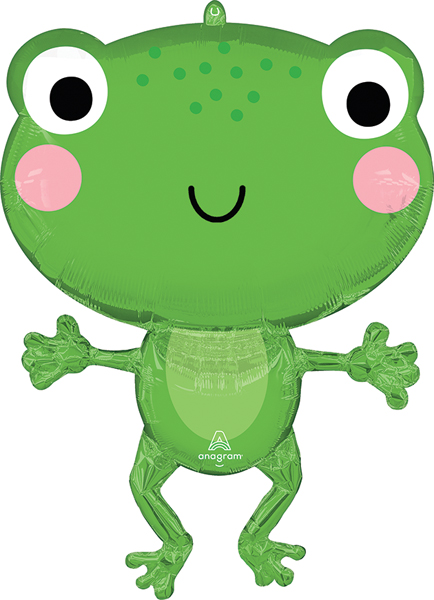 29 Inch Happy Frog Balloon - Balloons.com