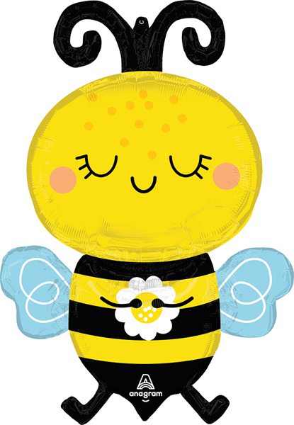 32 Inch Happy Bee Balloon - Balloons.com