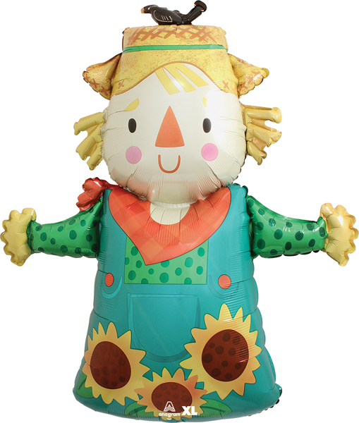 36 Inch Fall Scarecrow Balloon - Balloons.com