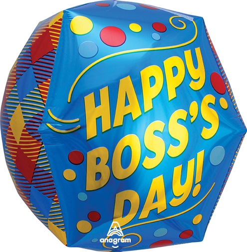 16 Inch Anglez Boss's Day Dots Balloon - Balloons.com