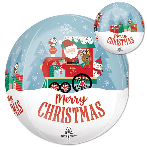 Orbz Christmas North Pole Express Balloon - Balloons.com